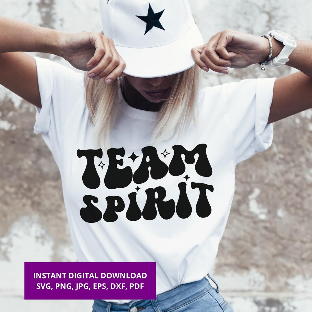 Team Spirit SVG PNG Funny Teamwork, Team Spirit Shirt, Employee ...