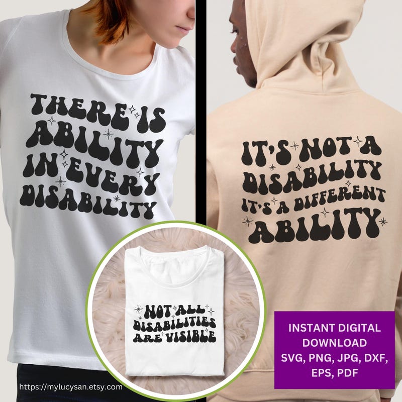 Disability Svg - Etsy