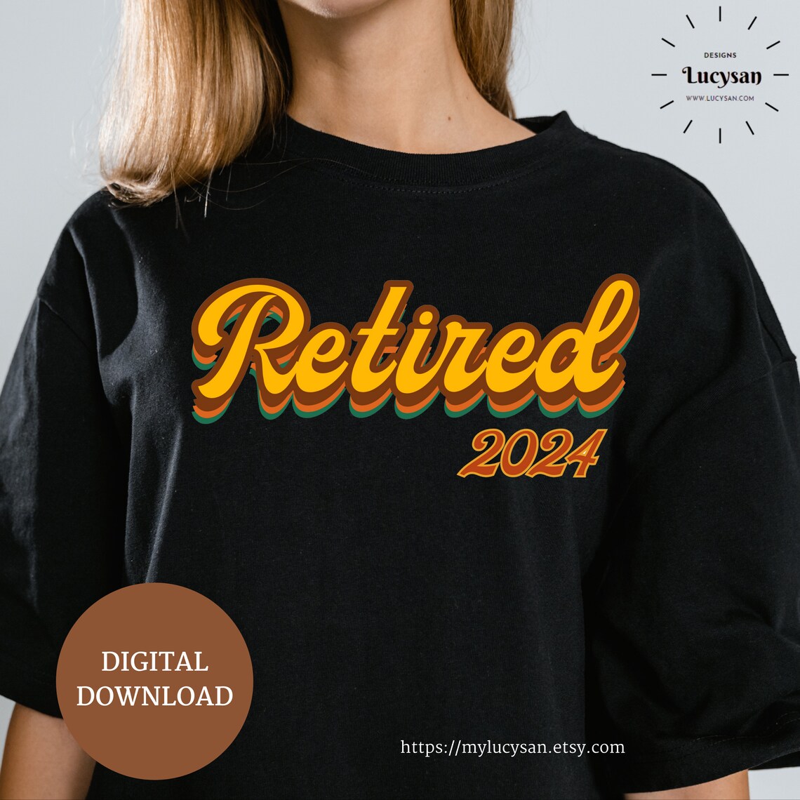 Retro Retired 2024 SVG PNG, Gift for Men and Women Retiring in 2024 ...