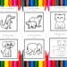 ABC Animal Coloring Pages Preschool Kindergarten Alphabet Printable ...