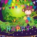 Cute Jungle Monkey Birthday Digital Download - Etsy