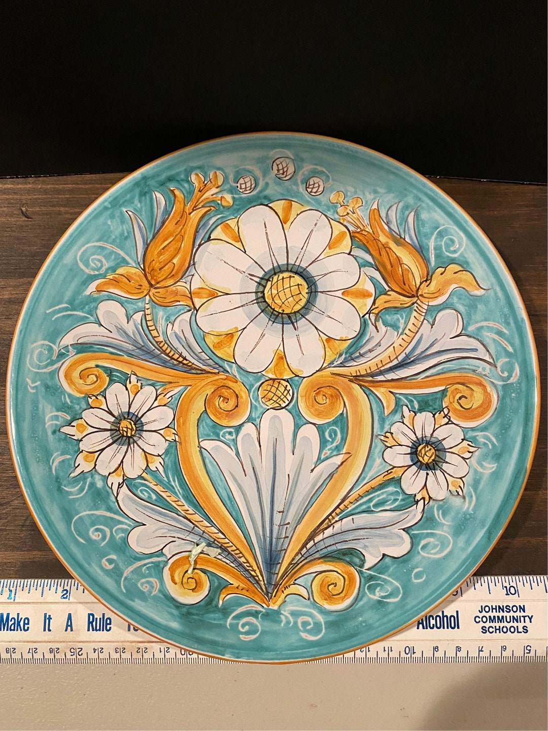 Deruta Ceramiche Italian Art Pottery 9-1/2” Signed by Arist Hand ...