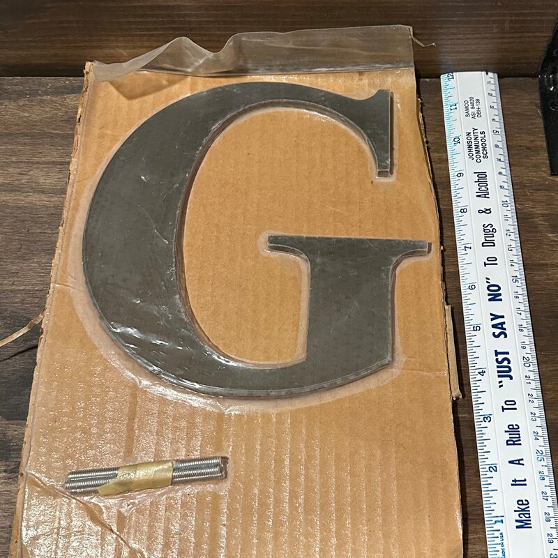 Metal Letter G - Etsy