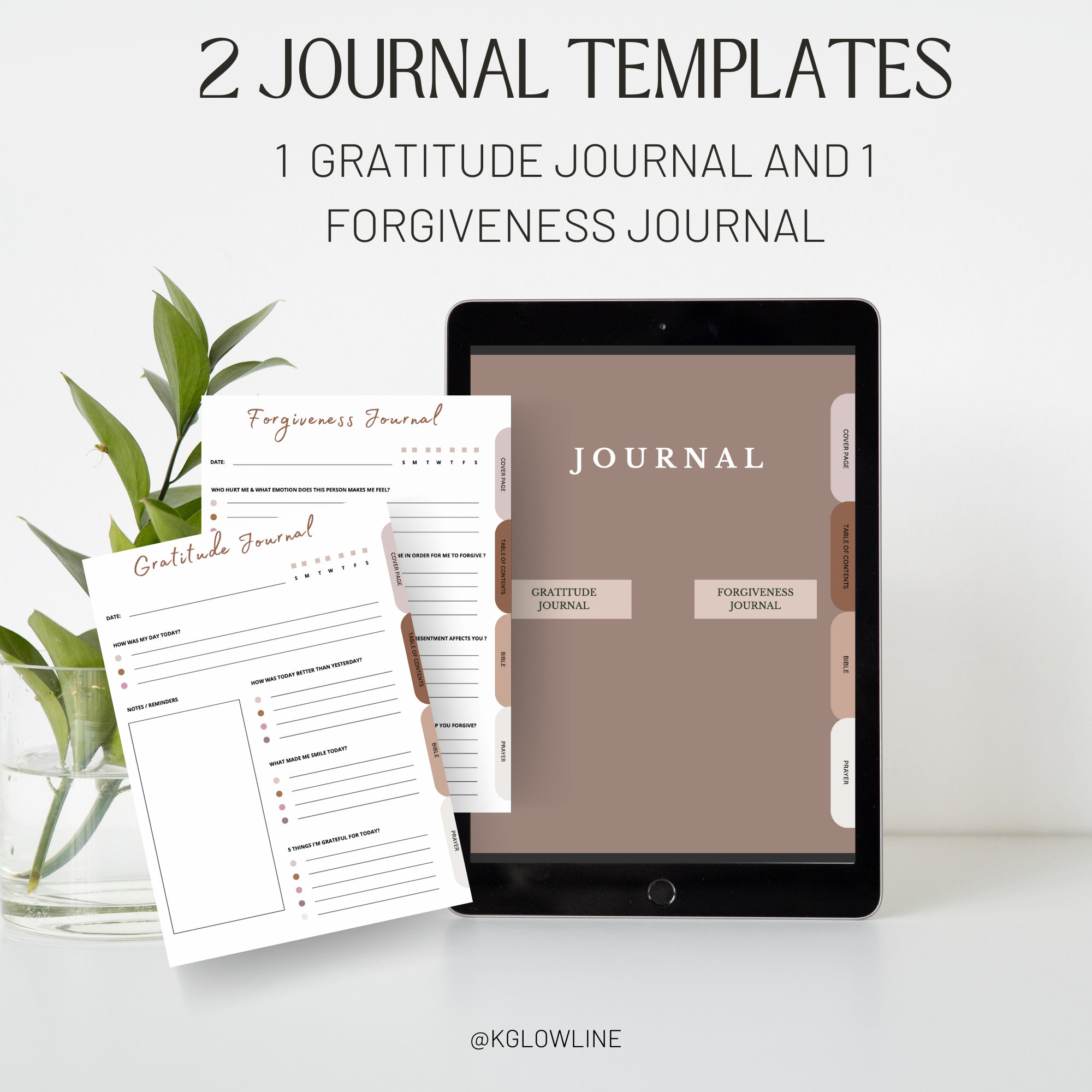 Digital Bible Study Prayer Journal Instant Download - Etsy