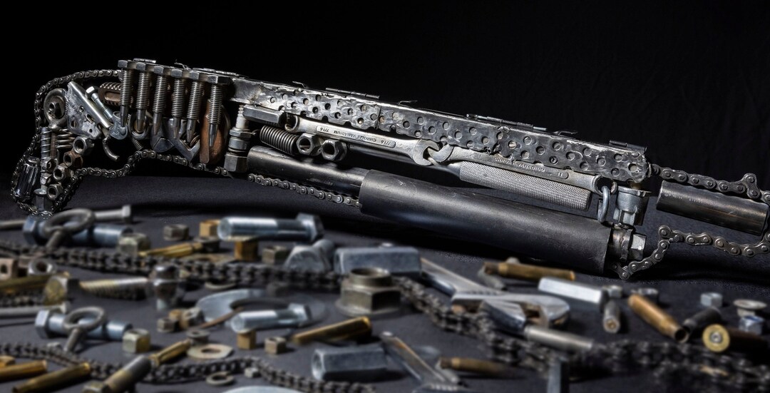 Decorative Scrap Metal Welding Art Sculpture of a Shotgun - Etsy
