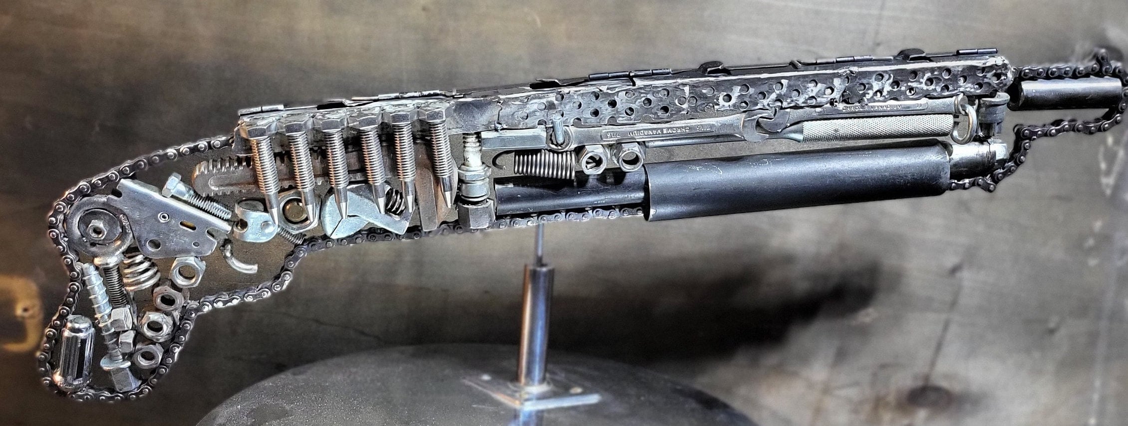 Decorative Scrap Metal Welding Art Sculpture of a Shotgun - Etsy