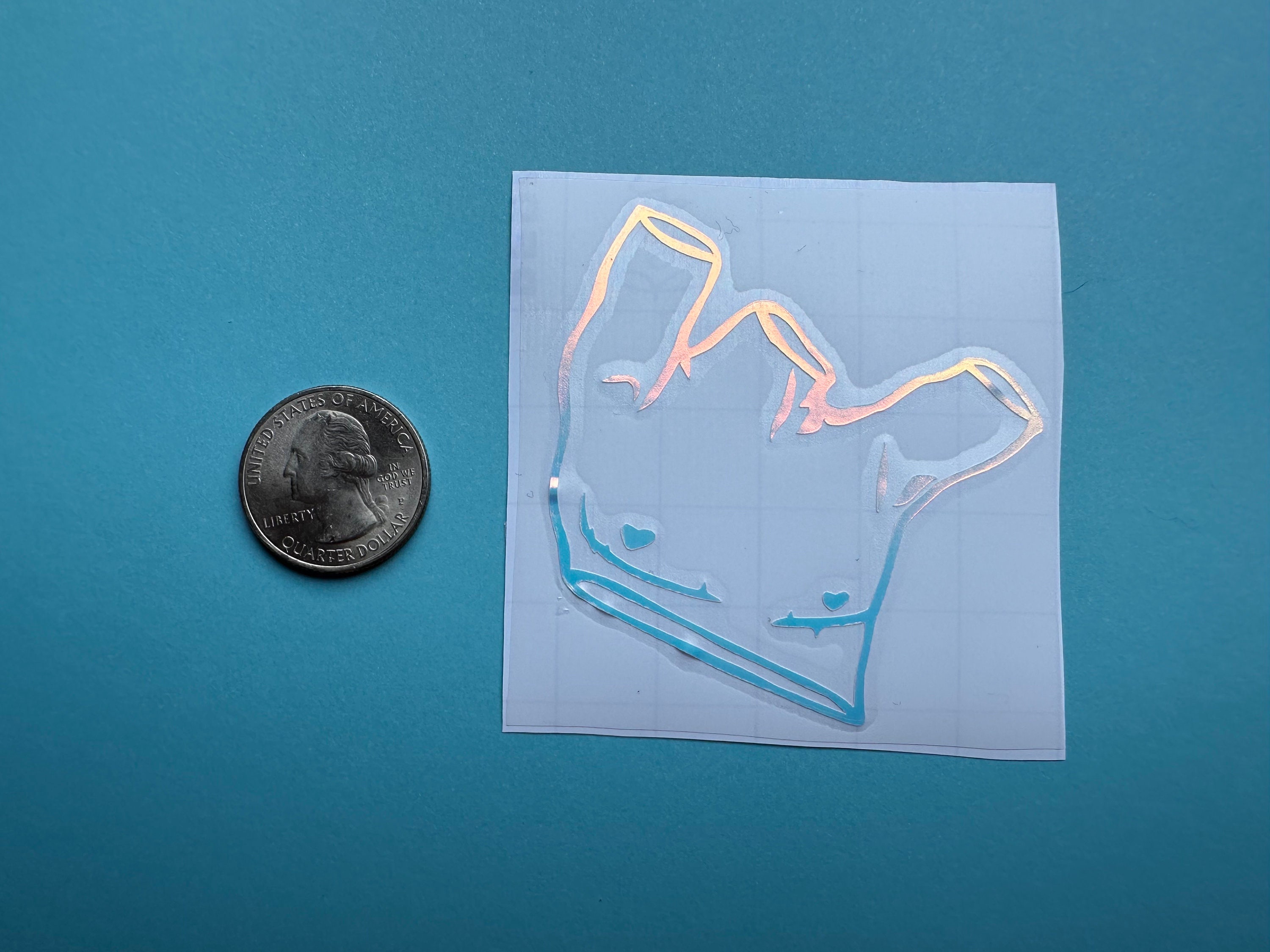 Ftmdream Holographic Top Surgery Scars Vinyl Decal - Etsy