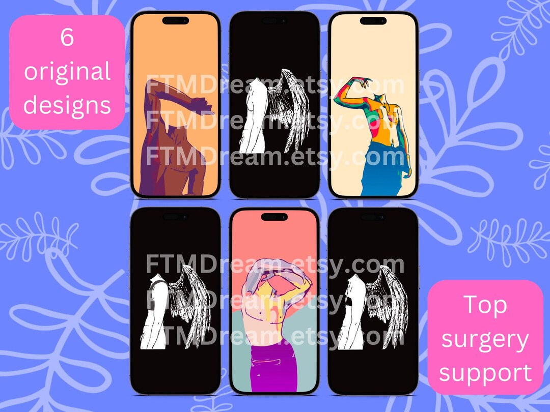 6 Trans Man Art Wallpapers- Digital Download - Etsy