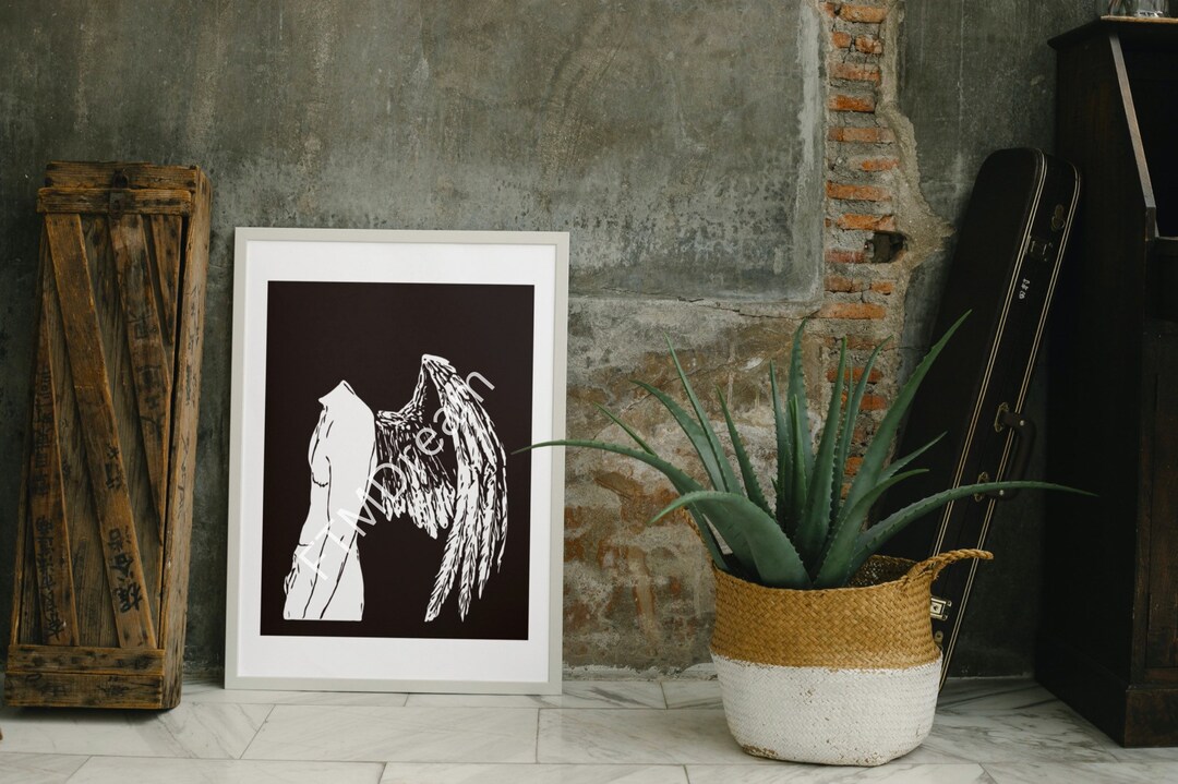 Transmasculine Angel With Top Surgery Scars Poster/print- FTM ...