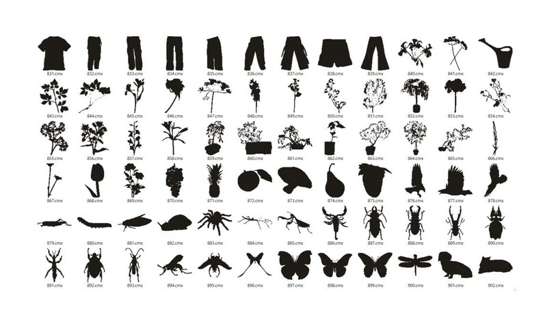 People Silhouette DXF, Silhouette Bundle, Flat Vector People ...