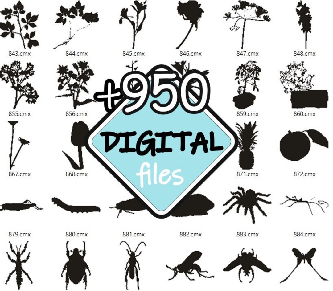 People Silhouette DXF, Silhouette Bundle, Flat Vector People ...