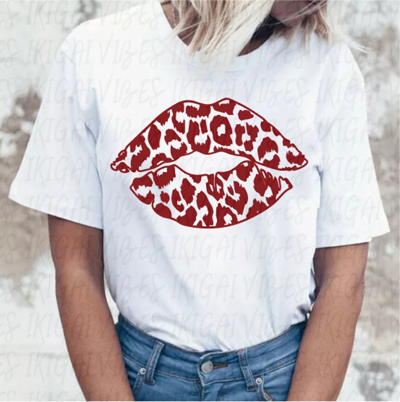 Leopard Lips Svg Bundle Leopard Lips Kiss SVG Kiss Leopard - Etsy