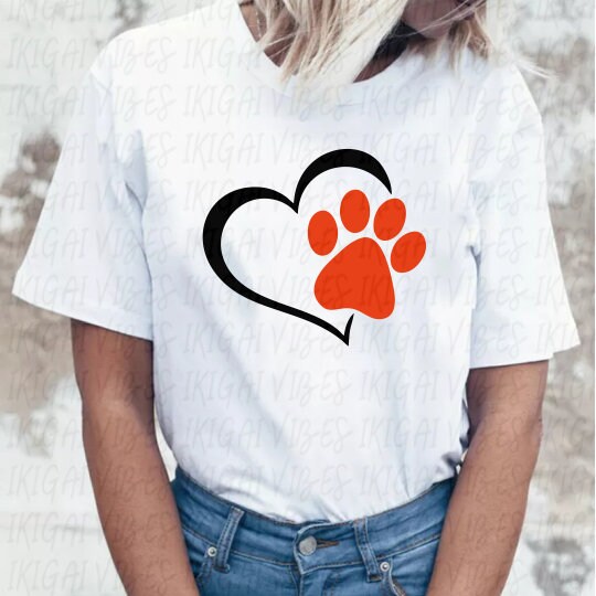 Dog Love Svg, Paw Svg Dog, Pet Svg Dog Life Svg Dog Lover Svg Dog Paw ...