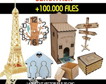 Mega Pack Laser Cut, 100,000 Vector Files 3d Cnc, Laser Cut Mega Bundle ...