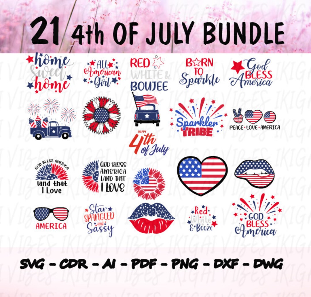 4th of July SVG Bundle, July 4th SVG, Fourth of July Svg, America Svg ...