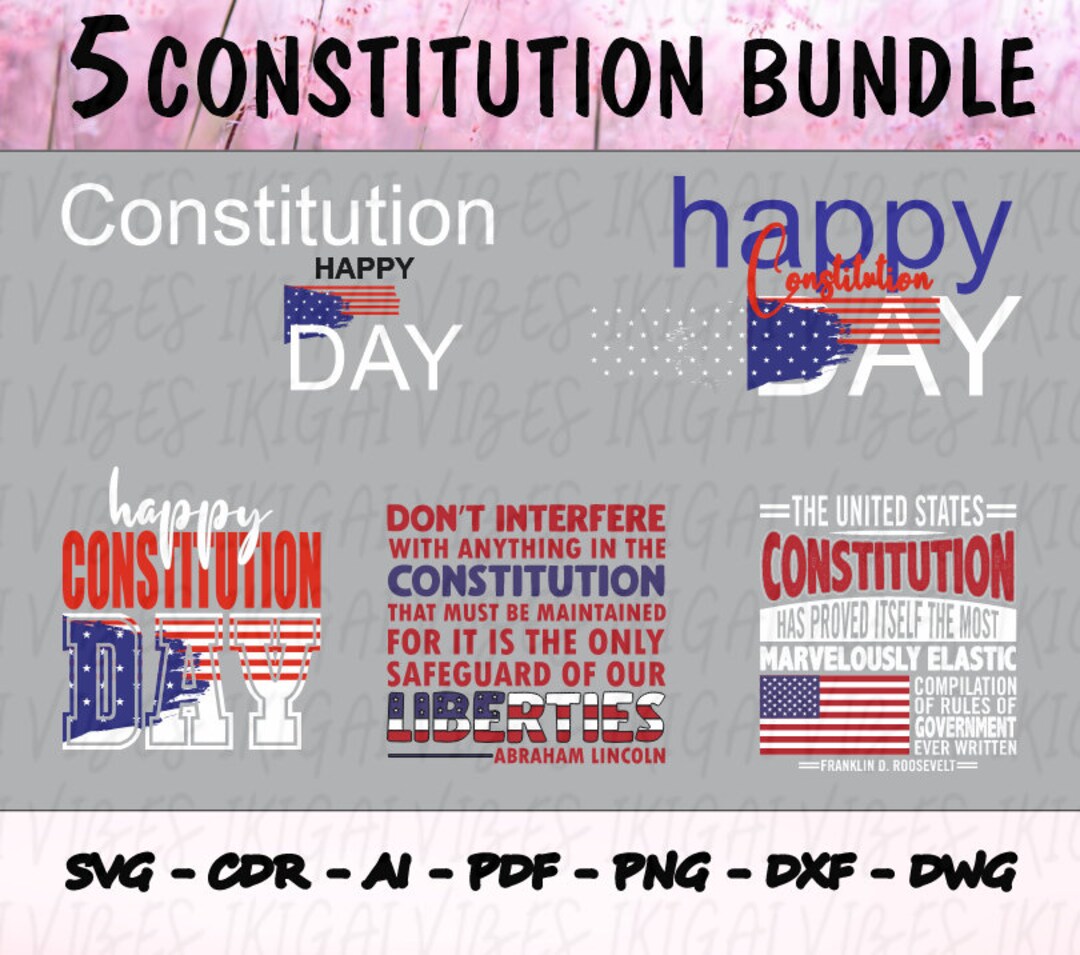 Constitution Svg, Constitution Day Svg, American Flag Svg, 2nd ...
