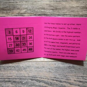Magic Squares Kit: Factors & Times Tables - Etsy