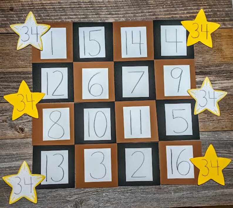 Magic Squares Kit: Factors & Times Tables - Etsy