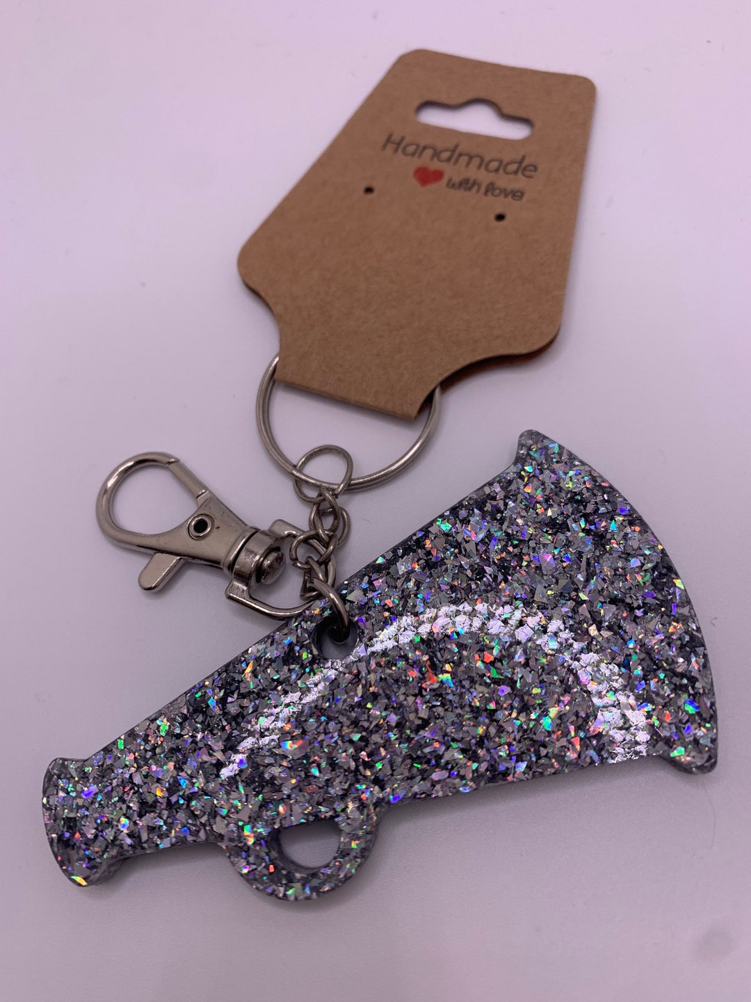 Cheer Megaphone Keychain - Etsy