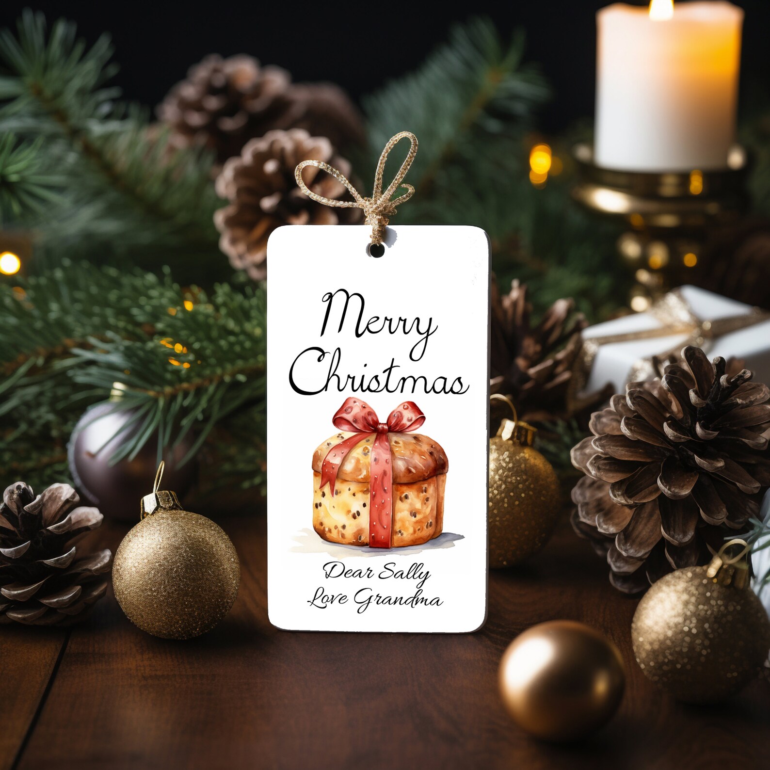 Editable Christmas Favor Tags Holiday Gift Tags Merry Christmas Holiday ...