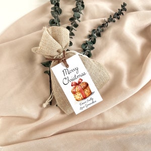 Editable Christmas Favor Tags Holiday Gift Tags Merry Christmas Holiday ...