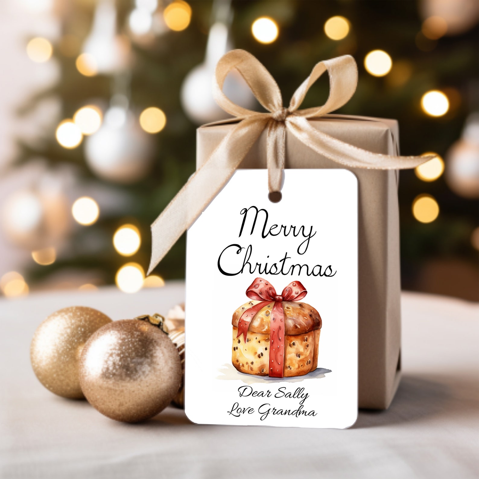 Editable Christmas Favor Tags Holiday Gift Tags Merry Christmas Holiday ...
