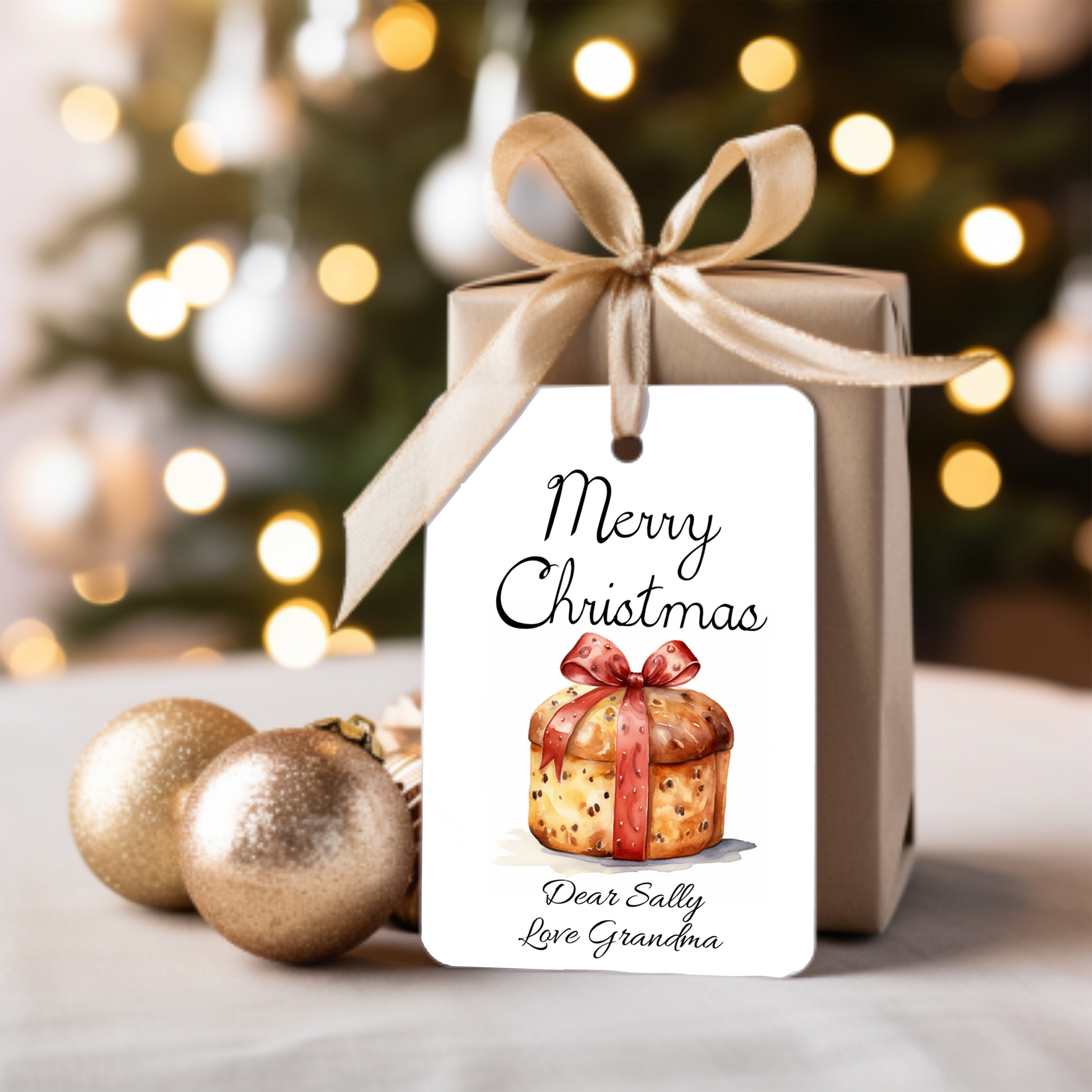 Editable Christmas Favor Tags Holiday Gift Tags Merry Christmas Holiday ...