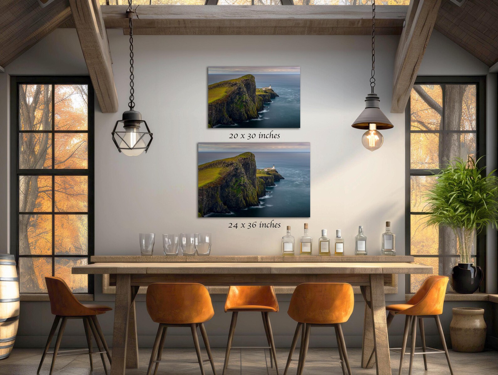 Scotland Neist Point Lighthouse Sunset Landscape Photography Print ...