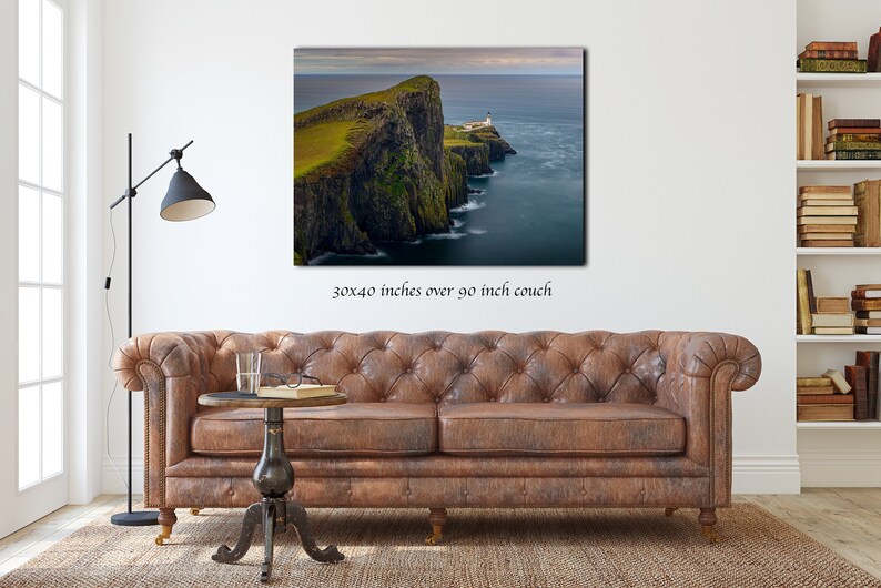 Scotland Neist Point Lighthouse Sunset Landscape Photography Print ...