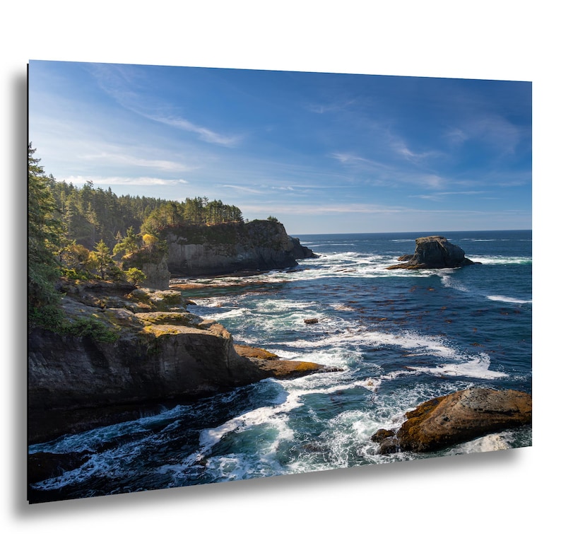 Pacific Northwest Print - Neah Bay Coastline - Washington State Fine ...