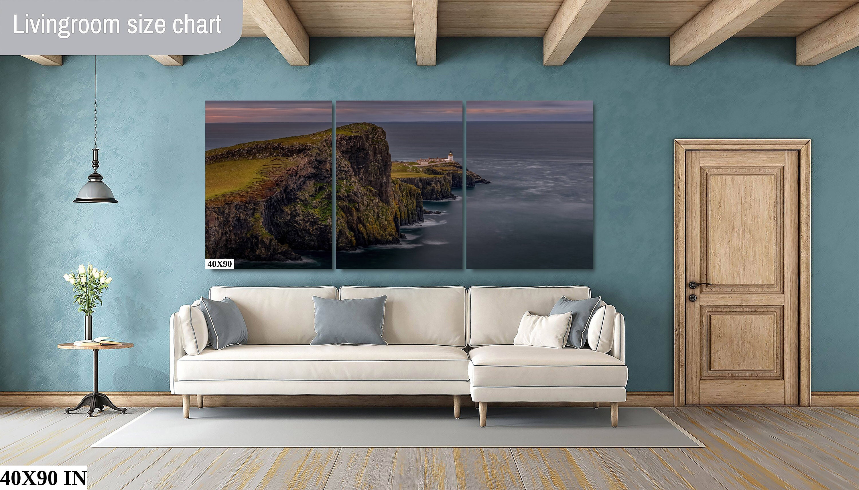 Scotland Neist Point Lighthouse Sunset Landscape Photography Print ...