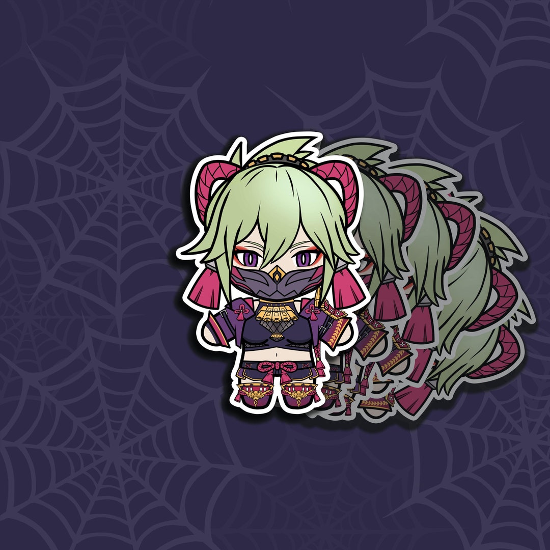 Kuki Shinobu Genshin Hoyoverse Vinyl Sticker - Etsy