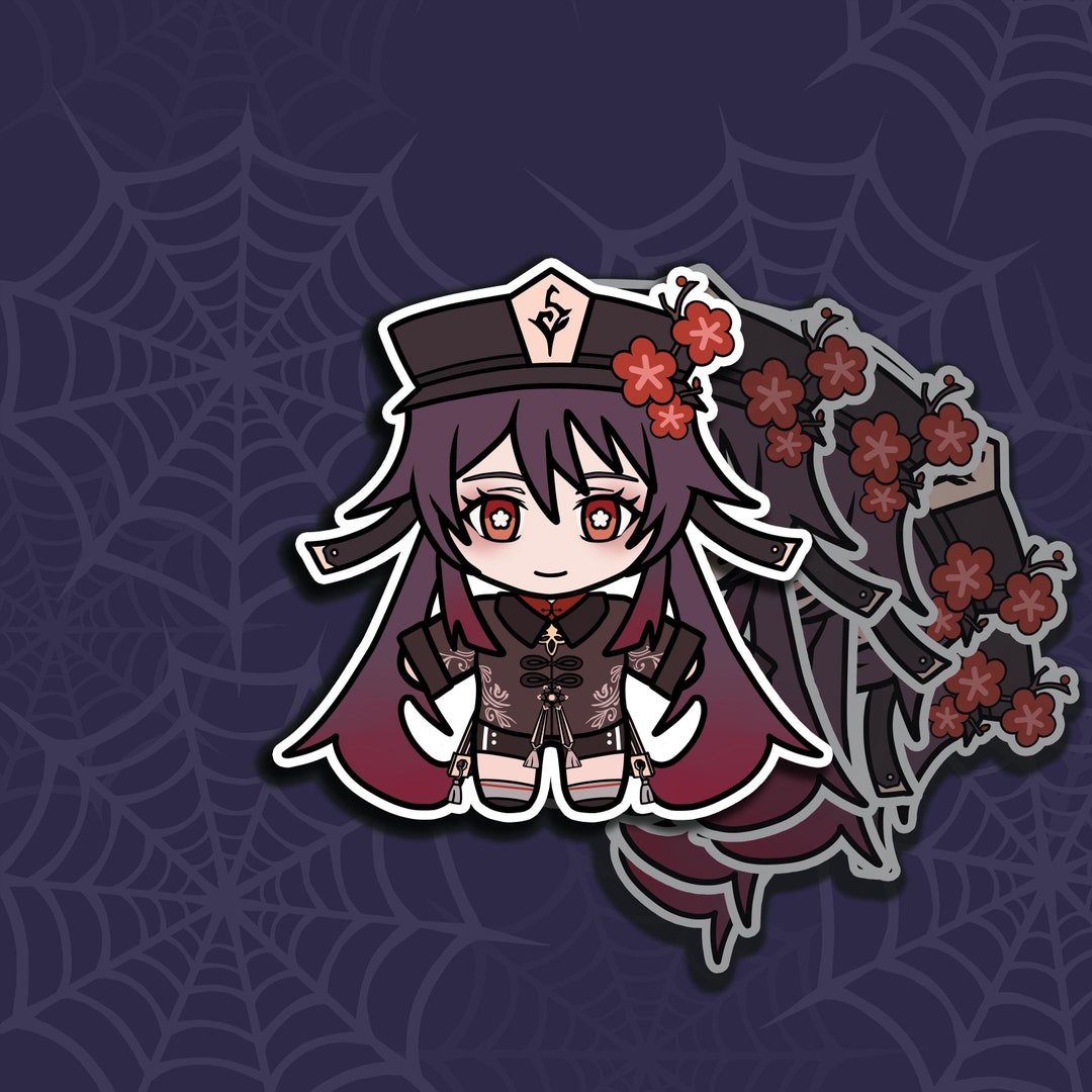 Hutao Genshin Hoyoverse Vinyl Sticker - Etsy