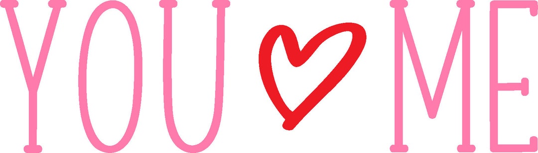 You Heart Me SVG File for Valentine's Day - Valentine SVG - Etsy