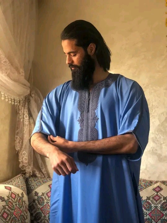Moroccan Jellaba for Men Kaftan for Man Moroccan Dress - Etsy