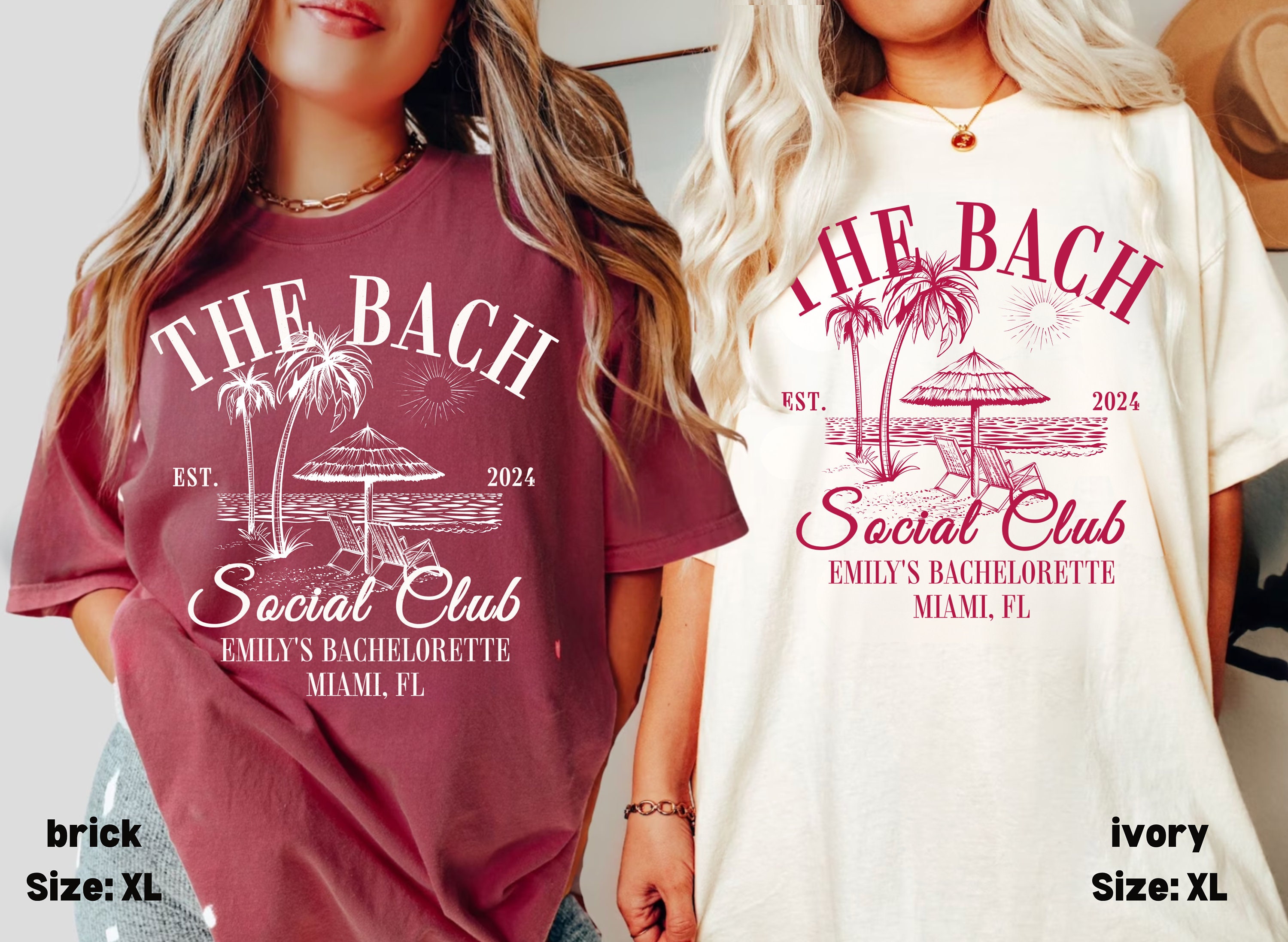 Beach Bach Shirts, Custom Bachelorette Shirts, the Bach Club Shirts ...