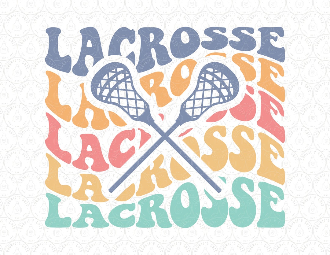 Retro Lacrosse SVG PNG DXF, Groovy Stacked Game Day Shirt Gift for ...