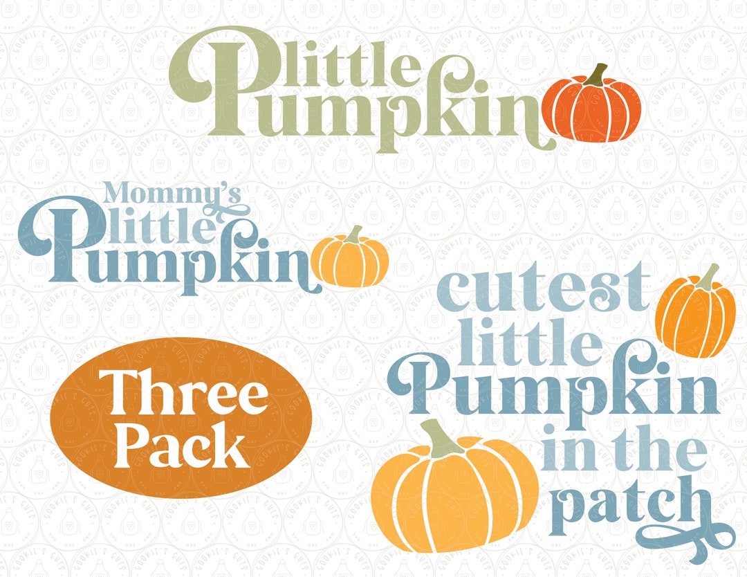 Baby Pumpkin SVG Pack | Fall Baby Toddler Kid BUNDLE | Autumn Svg, Fall ...