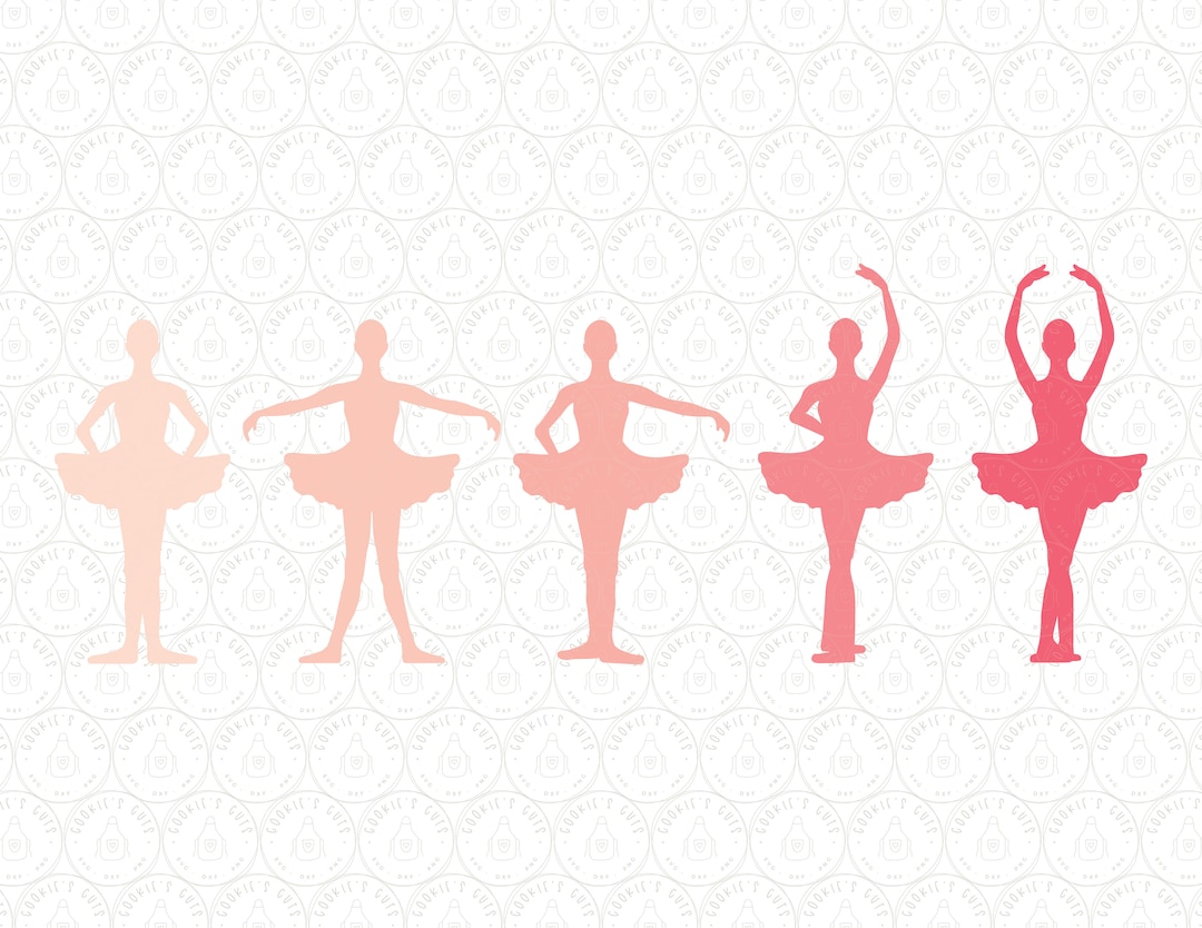 Ballet SVG DXF Dancer Cut File for Cricut® and Silhouette Ballerina ...