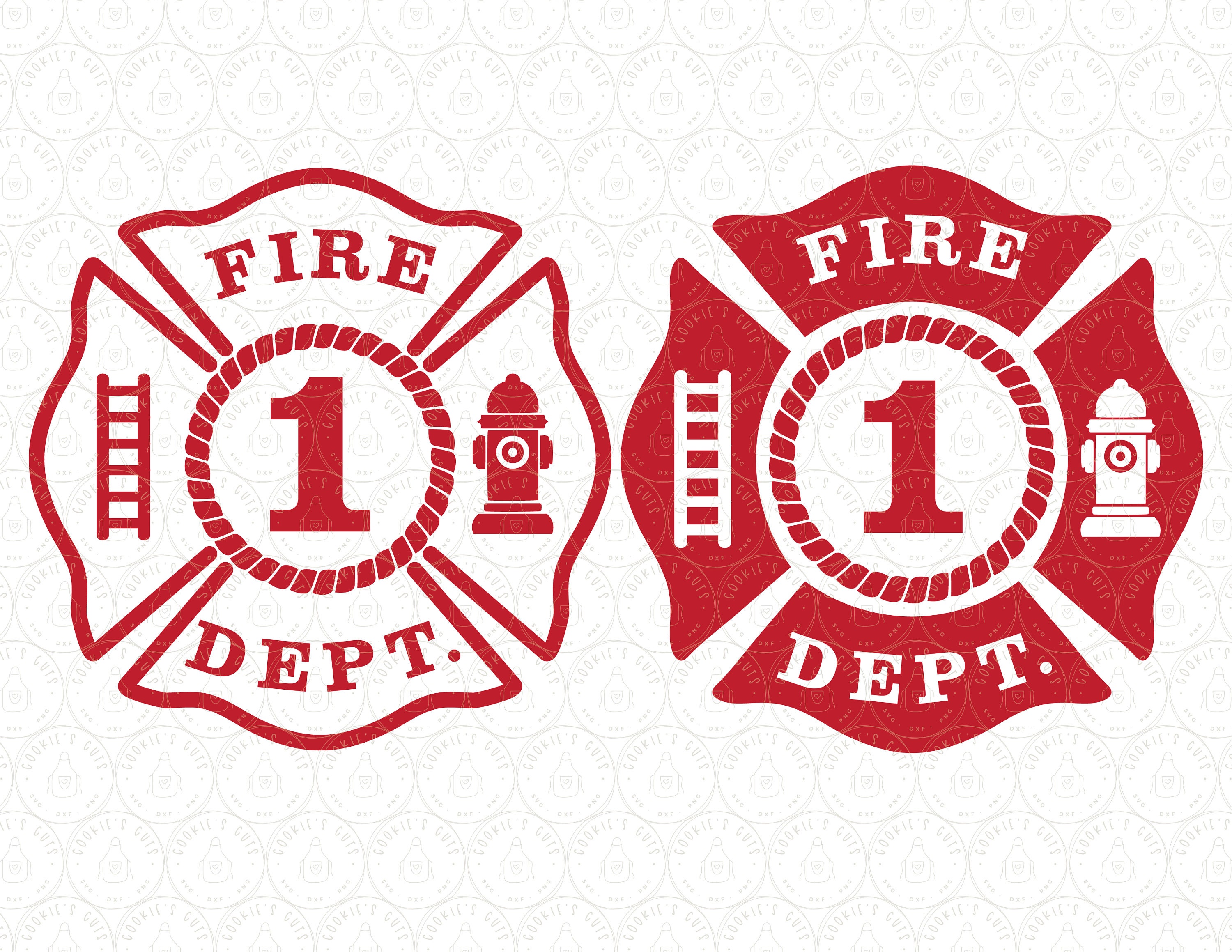 Fire Badge Firefighter Fire Truck Age Shirt SVG DXF PNG, One 1 First ...