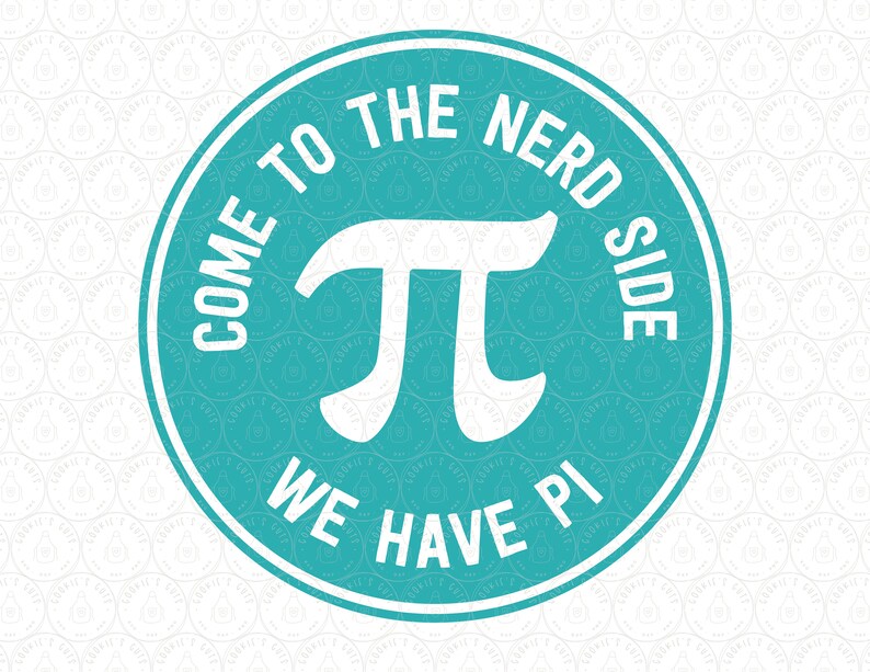 Pi SVG DXF PNG Funny Pi Day Cut File for Cricut® / Silhouette Pdf Eps ...