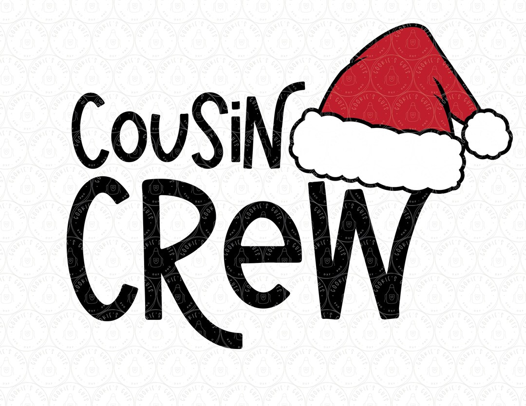 Cousin Crew Christmas SVG Layered SVG Matching Cousin Shirt for ...