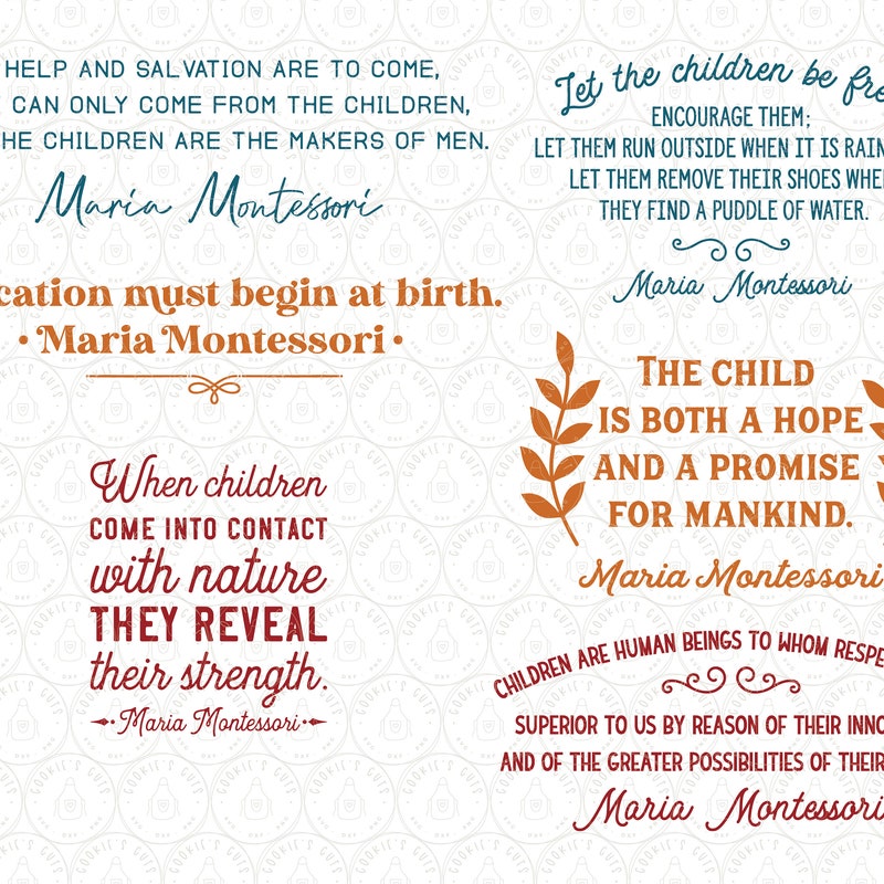 Maria Montessori - Etsy