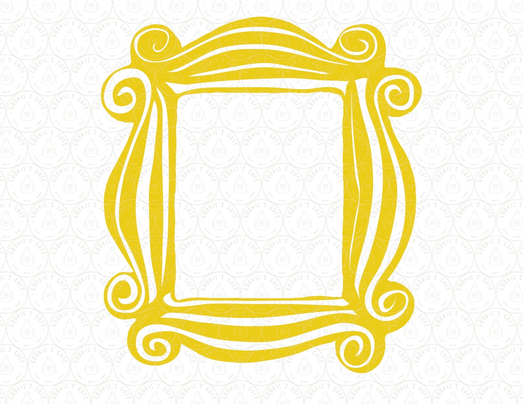 Friends Frame SVG Friends Frame Silhouette Vector Design Download Cut ...