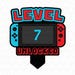 Level 7 Unlocked Cake Topper SVG | Switch Birthday Cut File for Cricut ...