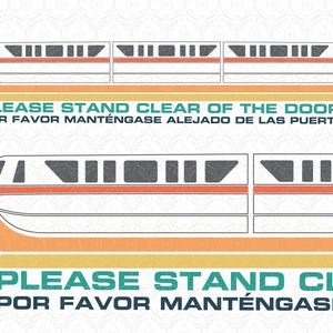 Disney monorail svg - Etsy