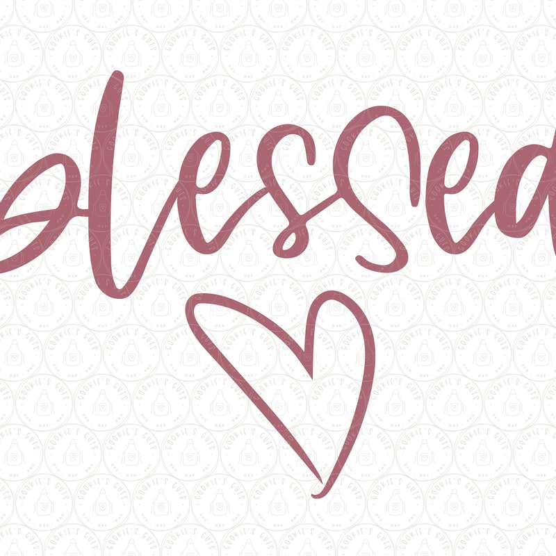 Blessed Svg - Etsy