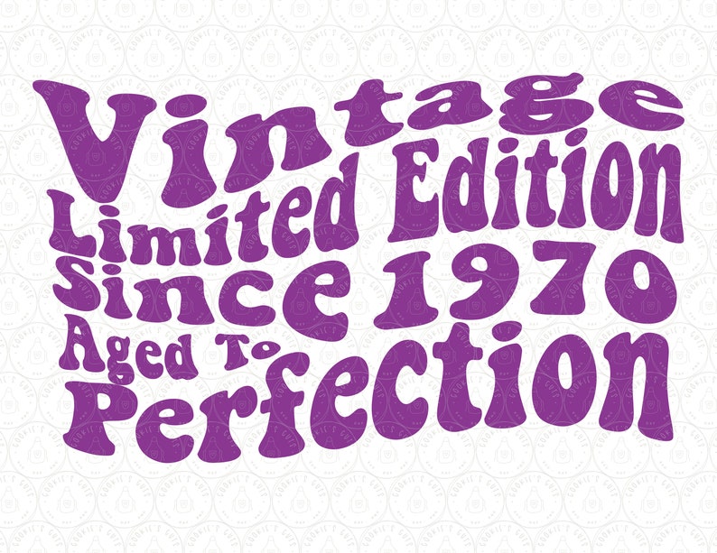 Vintage 1970 SVG DXF PNG Files Retro Birthday Shirt Svg 70s - Etsy
