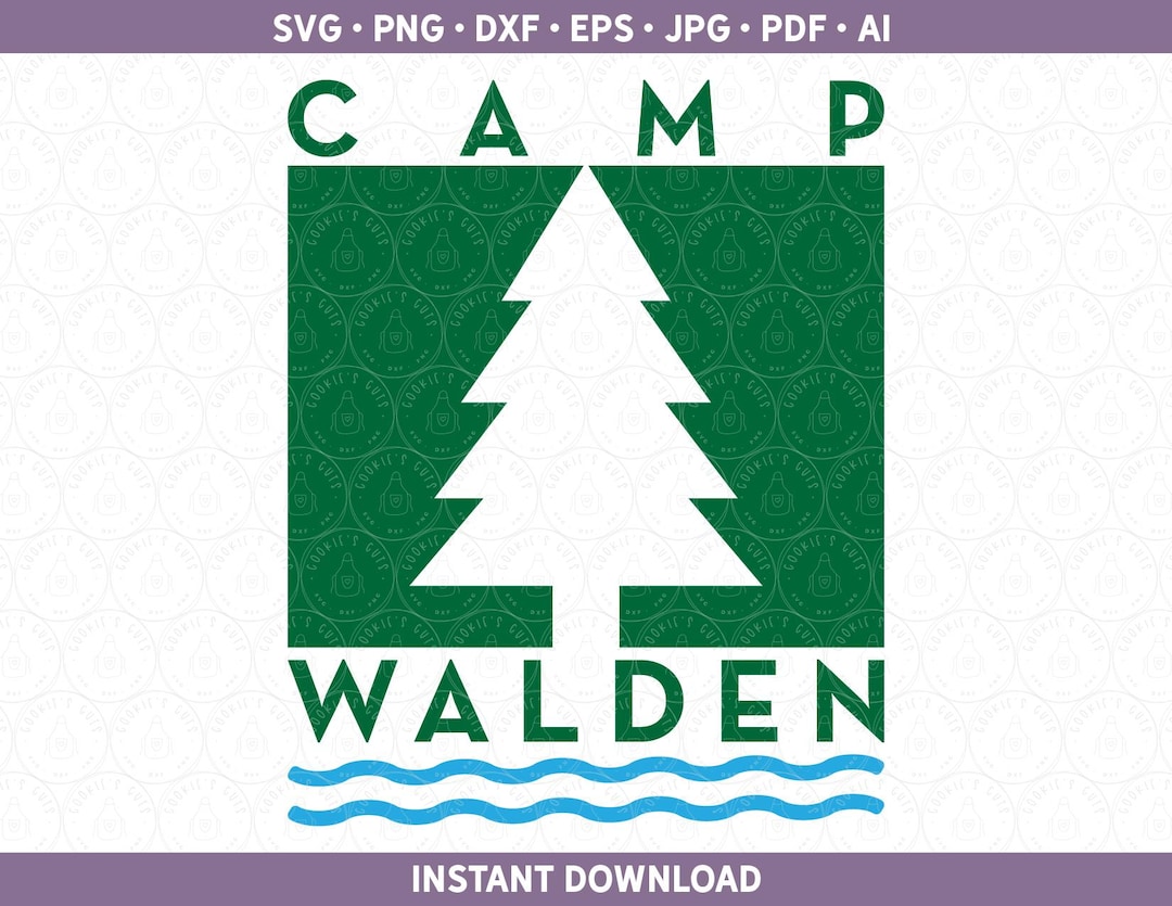 Camp Walden Parent Trap SVG DXF | Cut File for Silhouette / Cricut® Ai, Eps, Pdf, Dxf, Svg Movie ...