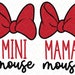 WDW Mama Mouse and Mini Mouse SVG Pack, Minnie Mommy & Me Shirts ...